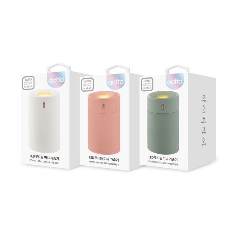 모이스트 Usb 무드등미니가습기 사무용 가습기 화이트 홈플러스 택배배송