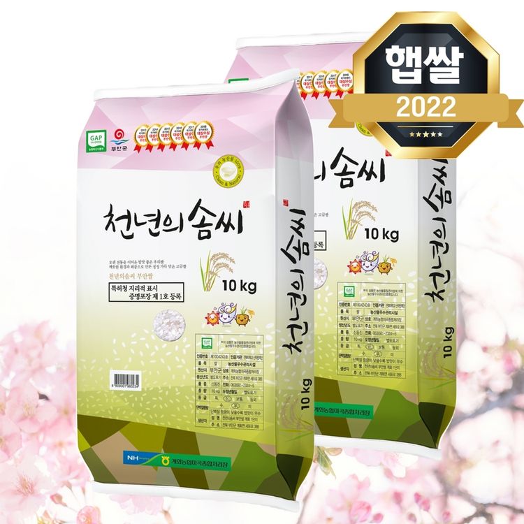 농협 신동진쌀 천년의솜씨 20kg10kg 2개 맛있는 쌀 홈플러스 택배배송