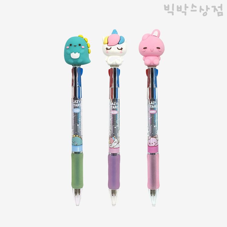 레이지스타 3색볼펜 3종 1세트 골고루 07mm 문구 필기 다꾸 3컬러 필기구 멀티 피규 홈플러스 택배배송