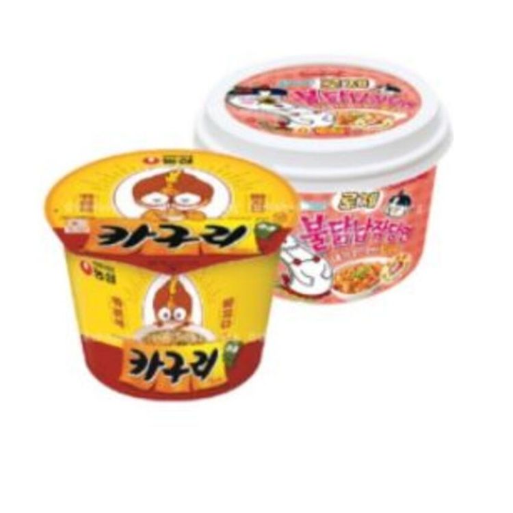 삼양 로제넓적당면 큰컵 169g 2개 농심 카구리 큰사발 103g 2개 신상품 홈플러스 택배배송