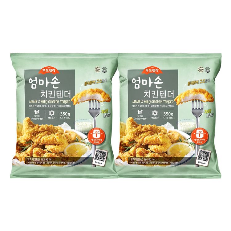 푸드렐라 엄마손치킨텐더 350g2팩 국내산 홈플러스 택배배송