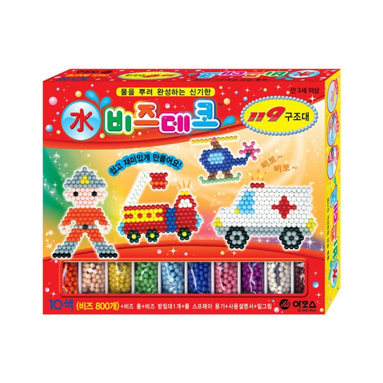 스쿨문구아모스 비즈데코 119구조대 만들기 홈플러스 택배배송