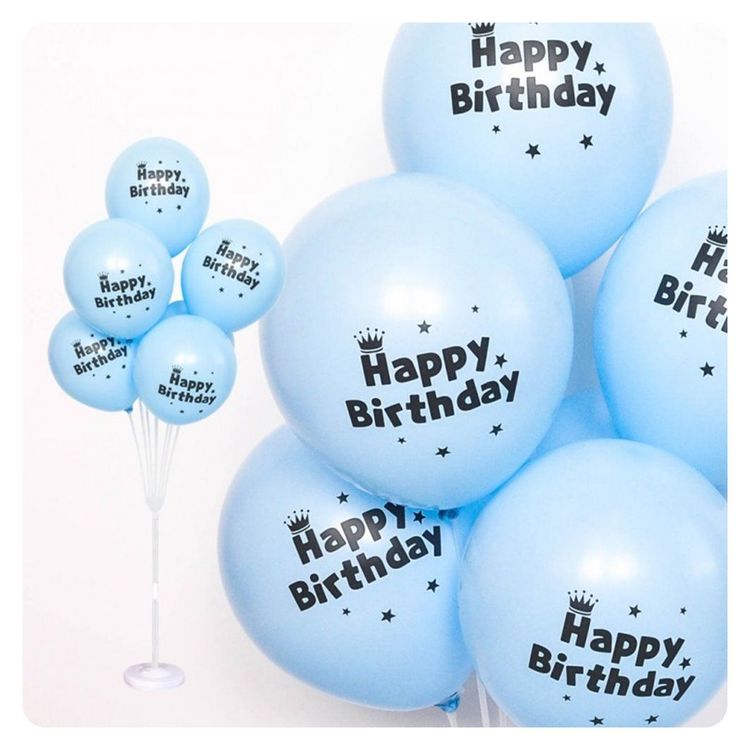 Pwm Dk 풍선꽂이장식세트130cm매트파스텔생일블루 홈플러스 택배배송