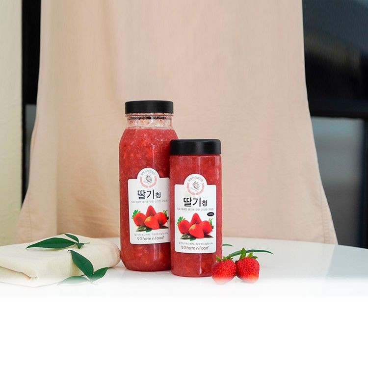 건강한잼자일로스 설탕으로 만든 딸기청 홈카페 수제청 500g 홈플러스 택배배송