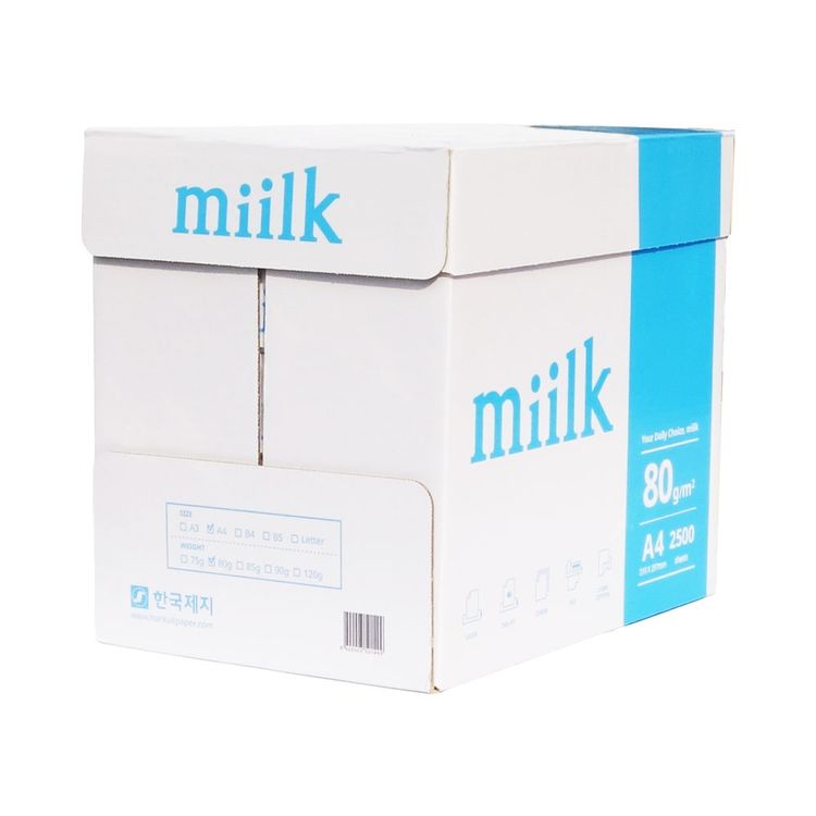 한국제지 밀크복사용지 A4 (80g) 1BOX 2500매 | 홈플러스 택배배송