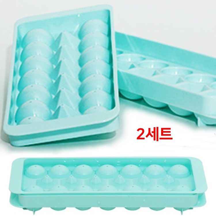 다각형모양 Nc213ac855b 뚜껑얼음제빙기 2set 얼음틀 아이스트레이 홈플러스 택배배송