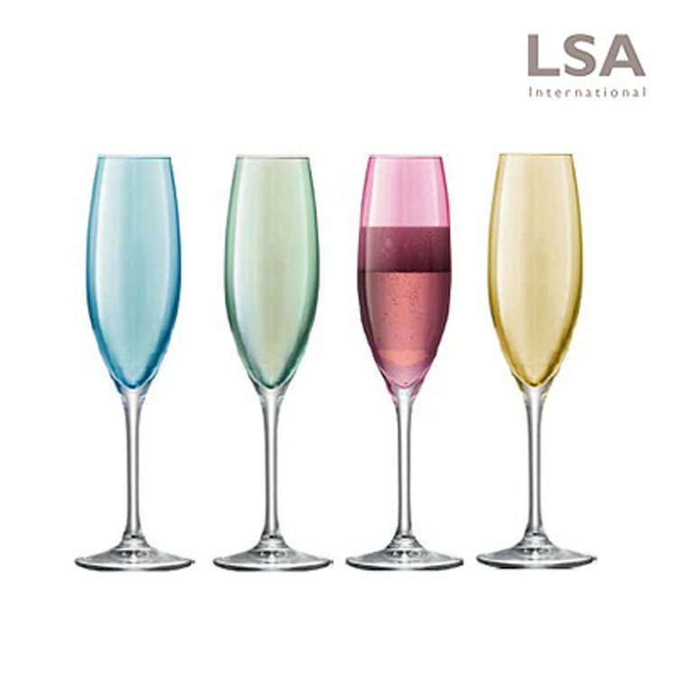 Lsa 폴카 샴페인 플루트 4p세트 225ml 홈플러스 택배배송