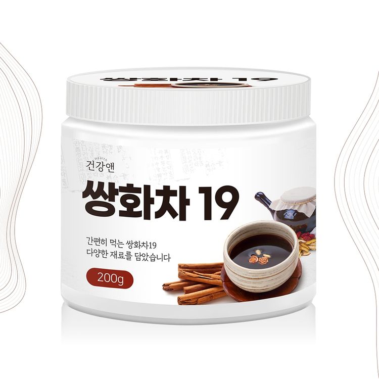 건강앤 작약 천궁 당귀 황기 감초 쌍화차19 분말 200g 홈플러스 택배배송