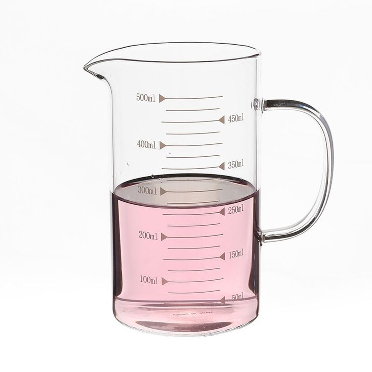 쿠킹 유리 계량컵 500ml 제과제빵 눈금컵 주스컵 비 홈플러스 택배배송