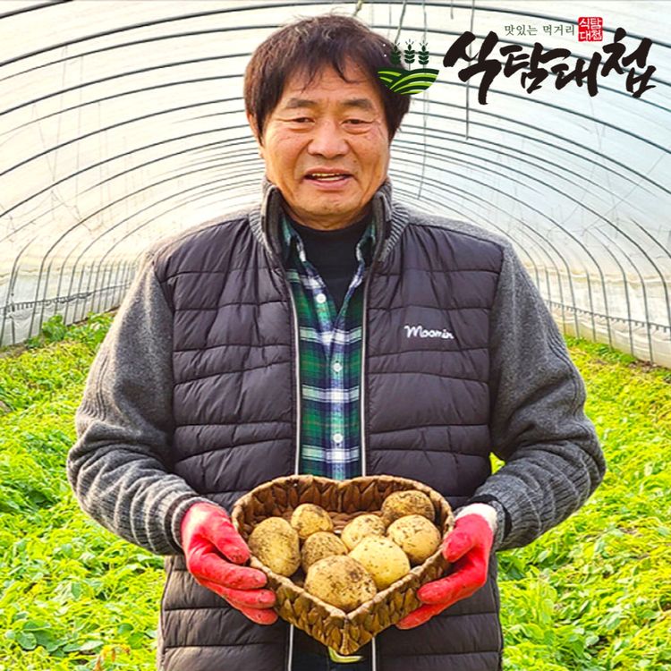 식탐대첩 국내산 포슬포슬 맛좋은 감자 5kg 중 홈플러스 택배배송