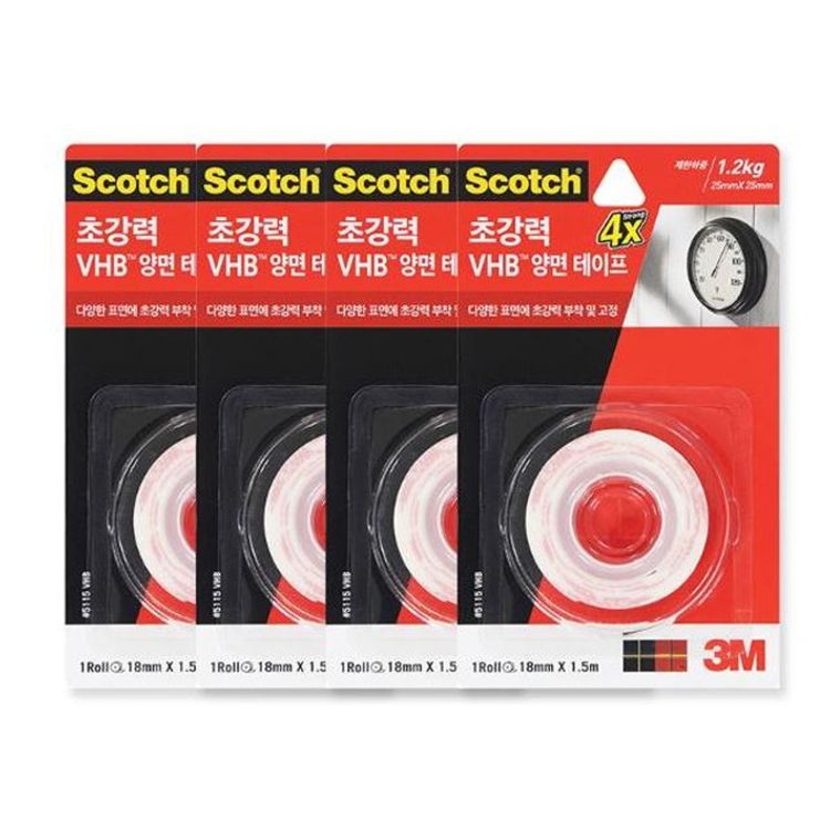 묶음 실용적인 N7073b835d9 스카치 Vhb 양면테이프 5115 18mm X 15m 홈플러스 판매자택배