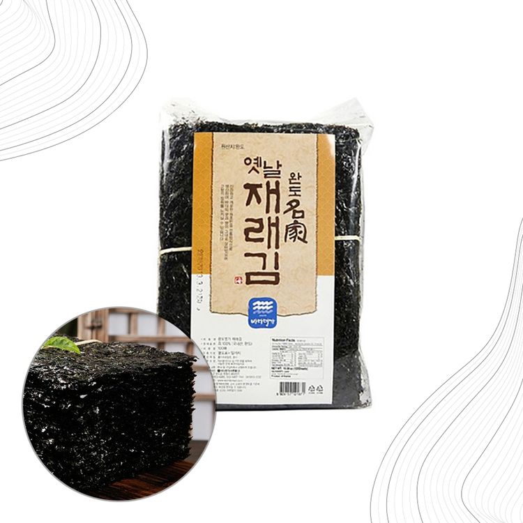 바다명가 완도 무조미 부드러운 특재래김 100장 홈플러스 택배배송