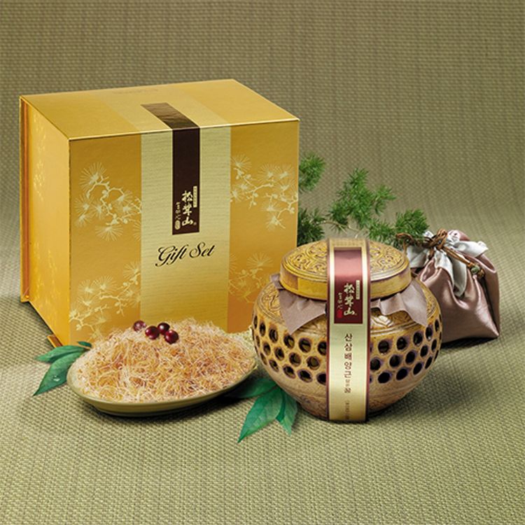참자연 산山꿀 산삼배양근 담은꿀도자기 600g 홈플러스 택배배송