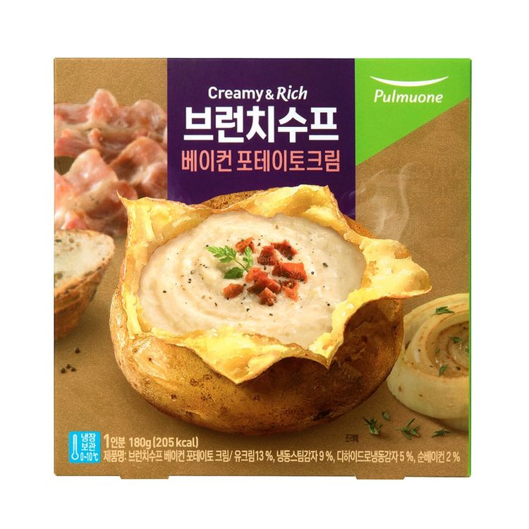 풀무원 브런치수프 베이컨 포테이토크림수프 180g 홈플러스