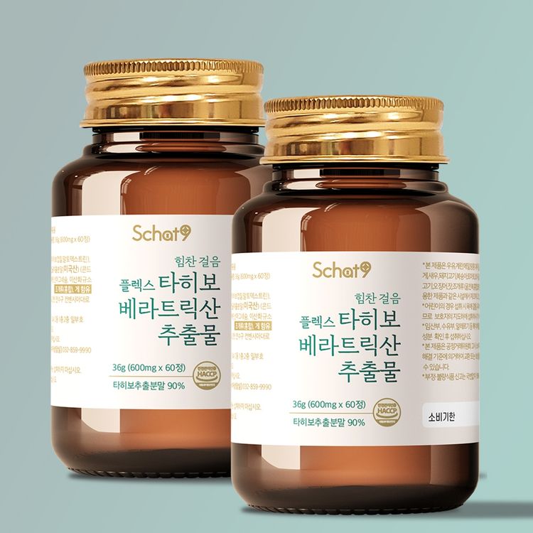 스캇나인 힘찬 걸음 브라질 타히보 차 베라트릭산 추출물 60정 X 2개 홈플러스 택배배송