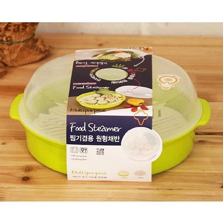 원형 찜기겸채반 1p 전자레인지 용기 찜기 야채 채반 보관 용기 홈플러스 택배배송