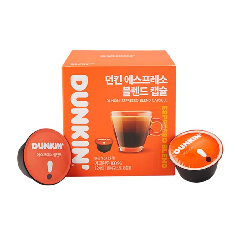 던킨도너츠 에스프레소 블렌드 캡슐커피 24개12eax2박스 돌체구스토 호환 홈플러스 택배배송