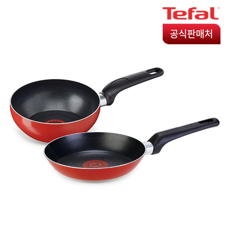 테팔 인조이 미니 2종 세트레드 프라이팬18cm볶음팬16cm 홈플러스 택배배송