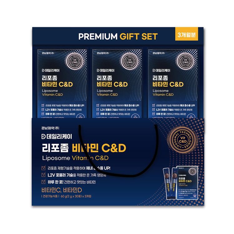 경남제약 데일리케이 리포좀 비타민candd 기획세트 60g3입 홈플러스