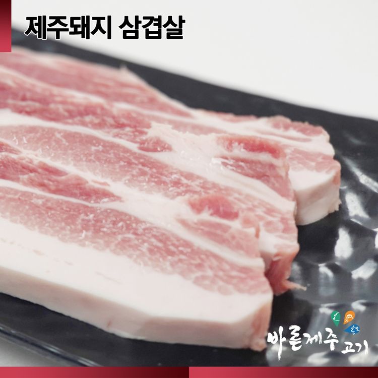산지직송 바른제주고기 제주돼지 삼겹살 500g 구이용 껍질x 홈플러스 택배배송