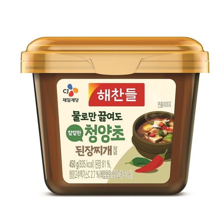 CJ 해찬들 그대로 끓여먹는 청양초 된장찌개 450G | 홈플러스