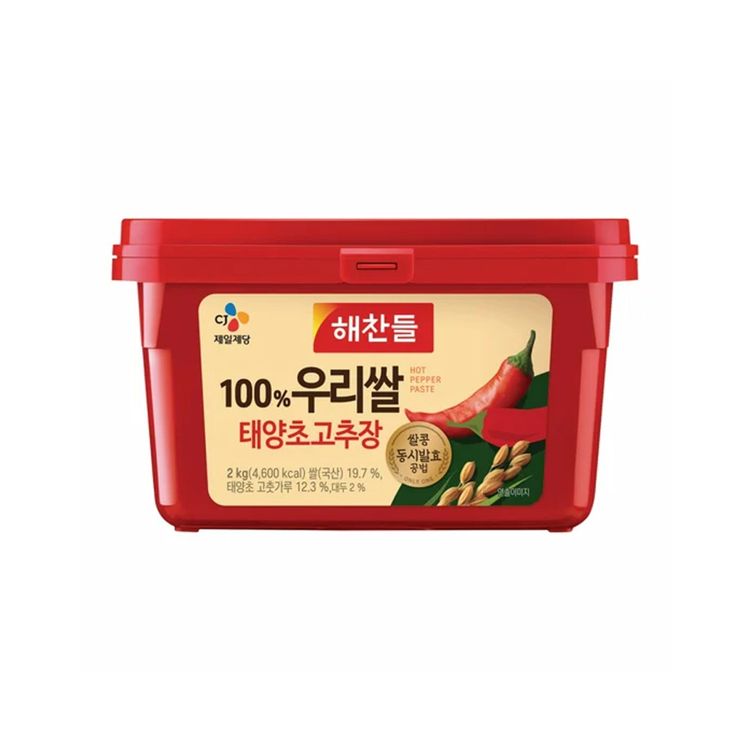 Cj 해찬들 우리쌀로만든 태양초 골드 고추장 2kg 2개 홈플러스 택배배송