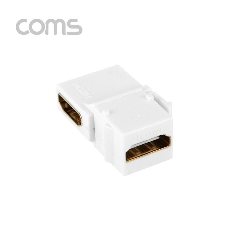 Coms Hdmi 젠더키스톤잭 Ff 90도 꺾임꺽임 홈플러스 택배배송