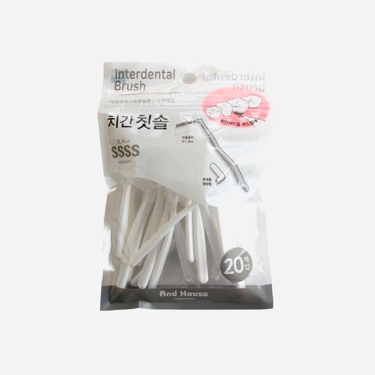 20p 위생캡 치간치솔 L형 Ssss 04mm 치간칫솔04mm 치실 칫솔 치간칫솔sss 홈플러스 택배배송