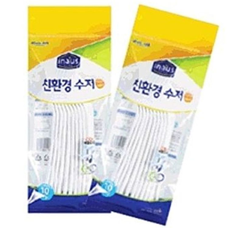 크린랲 일회용 위생 숟가락 10p 위생수저 일회용수저 일회용숟가락 여행용숟가락 다용도숟가락 홈플러스 택배배송