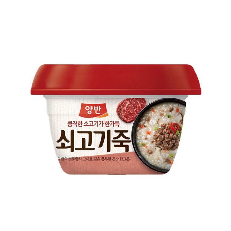 리미드 큼직한 소고기가 한가득 들어간 동원 양반 쇠고기죽 홈플러스 택배배송