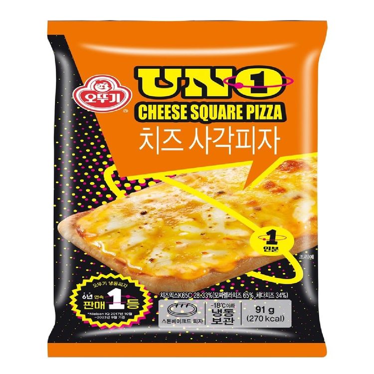 오뚜기 UNO 치즈 사각피자 91G | 홈플러스 익스프레스