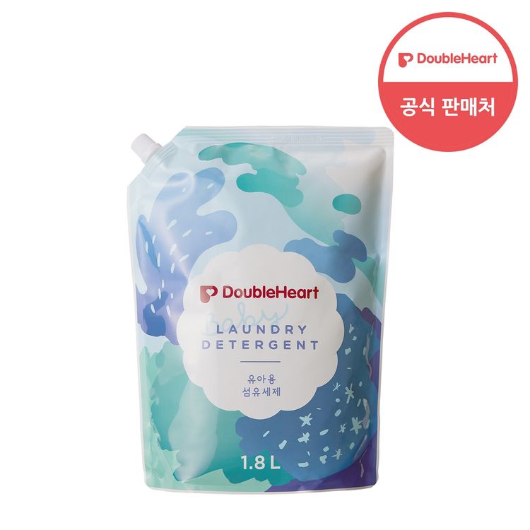 더블하트 유아용 세탁세제 1800ml 파우치 홈플러스 택배배송