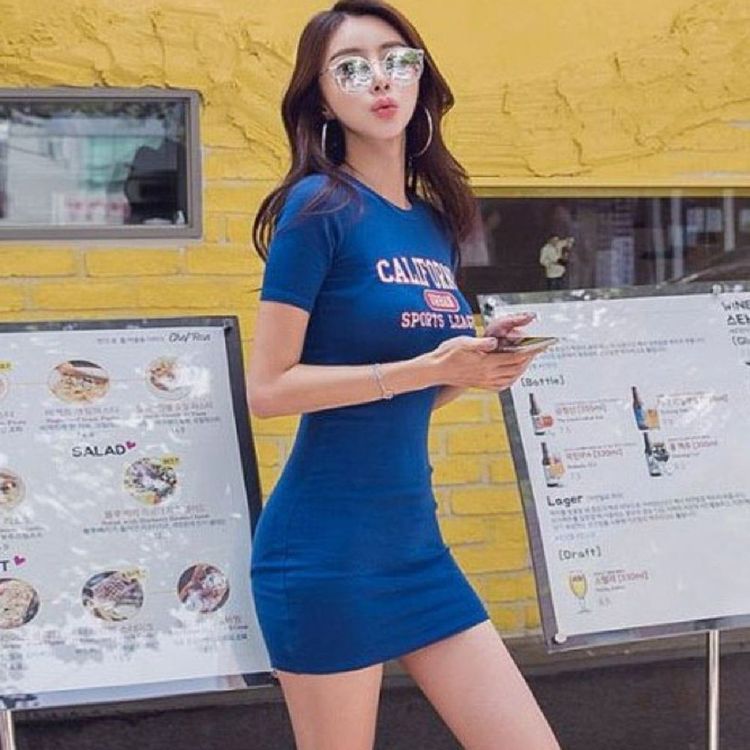 여자 N8131dc24a6 슬림핏 미니 면원피스 반팔 원피스 캘리포니아 홈플러스 택배배송