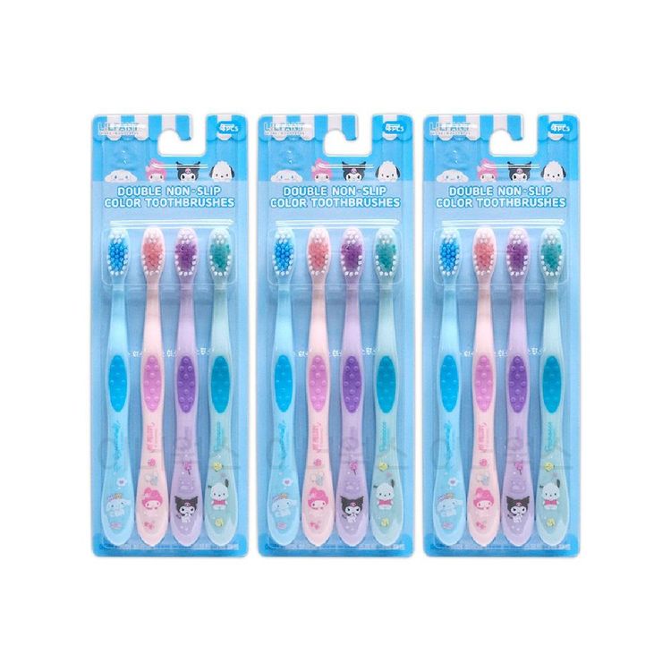 릴팡 산리오 더블 논슬립 컬러 어린이 칫솔 4p X 3개 홈플러스 택배배송