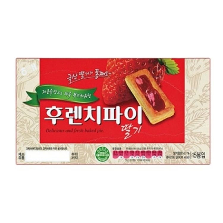해태제과 후렌치파이 딸기 192g 12개입 홈플러스 택배배송