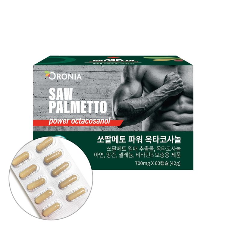 Oron 쏘팔메토 로르산 옥타코사놀 비타민b 60캡슐 홈플러스 택배배송