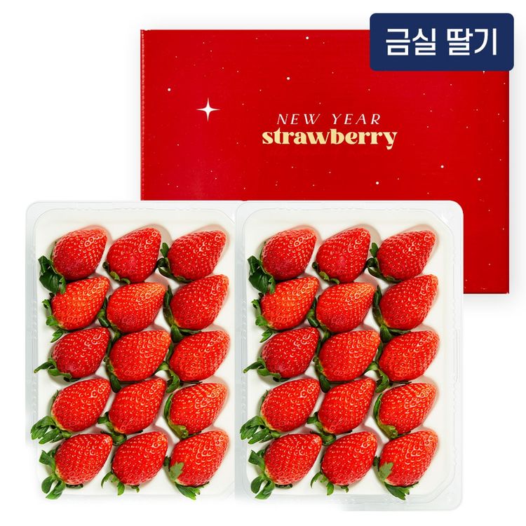수플린 프리미엄 스트로베리 논산 금실 딸기 800g이상 24 35입 홈플러스 택배배송