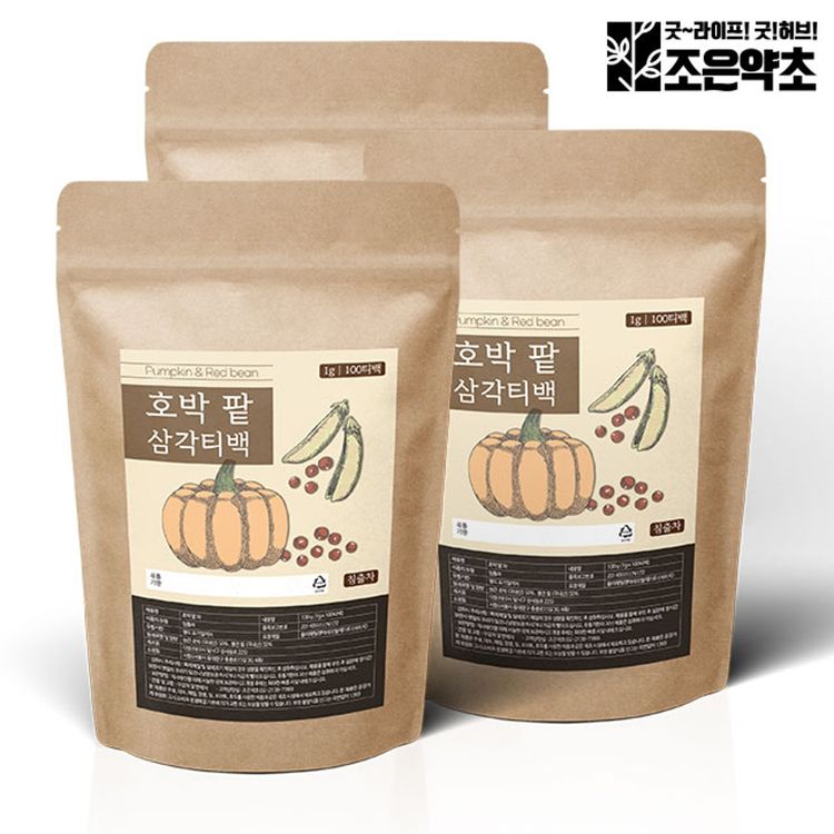 국내산 진한 호박팥차 티백 1g X 100티백 대용량 X 3 홈플러스 택배배송