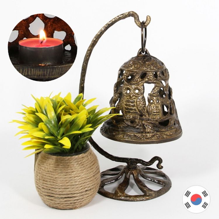 바보사랑 엔틱 부엉이종 캔들홀더 동공예 장식품 Chs 302 홈플러스 택배배송