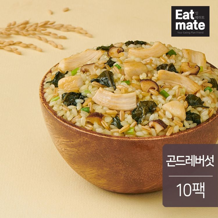 랭킹닭컴 잇메이트 닭가슴살 몬스터 귀리볶음밥 곤드레버섯 250gx10팩25kg 홈플러스 택배배송