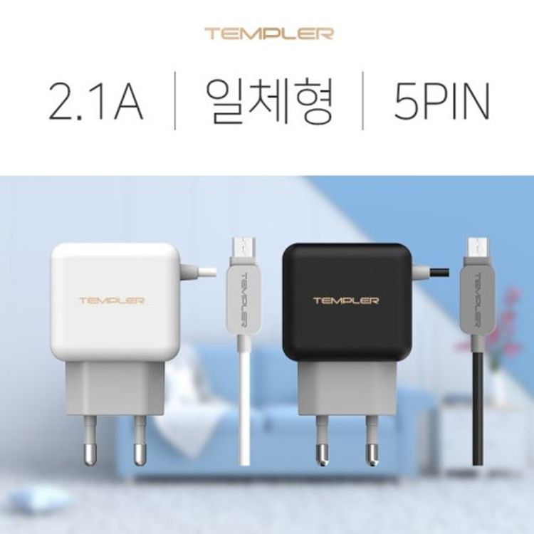 템플러 실용적인 N7113aad018 가정용 급속충전기 5핀 색상랜덤 홈플러스 택배배송