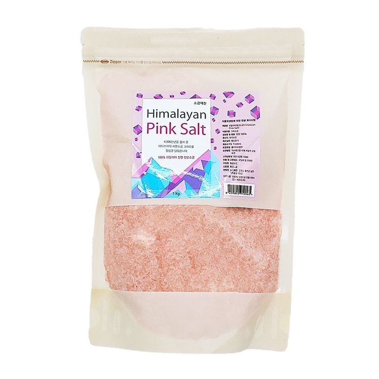히말라야 천연 미네랄 핑크 솔트 암염 고운소금 1kg 홈플러스 택배배송