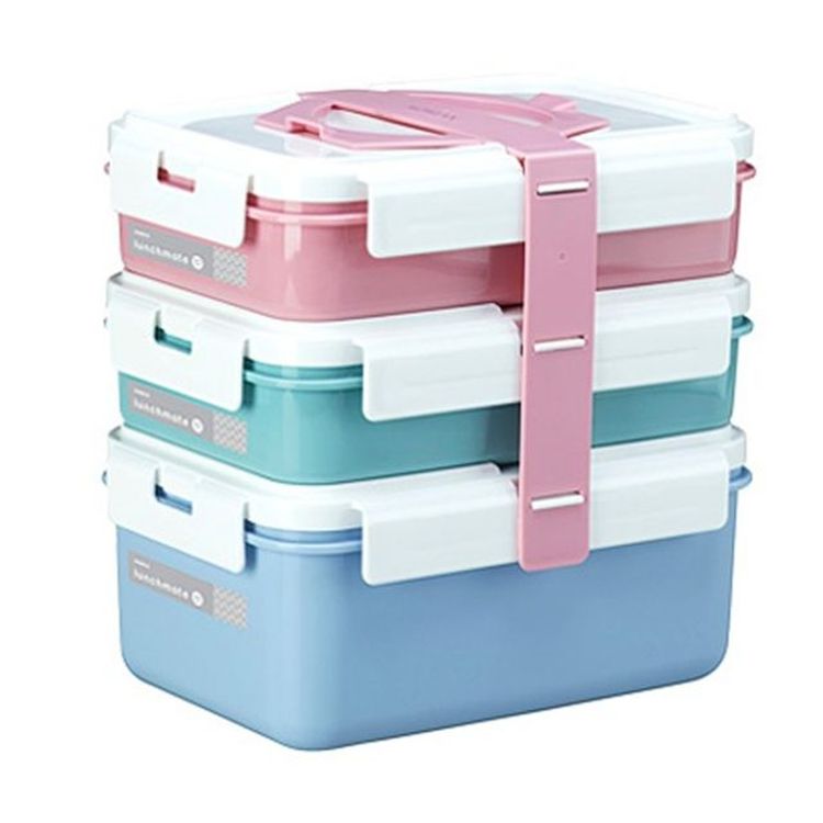 Lunchmate 실용적인 N61537f0301 3단 피크닉찬합세트 직사각 화이트 홈플러스 판매자택배