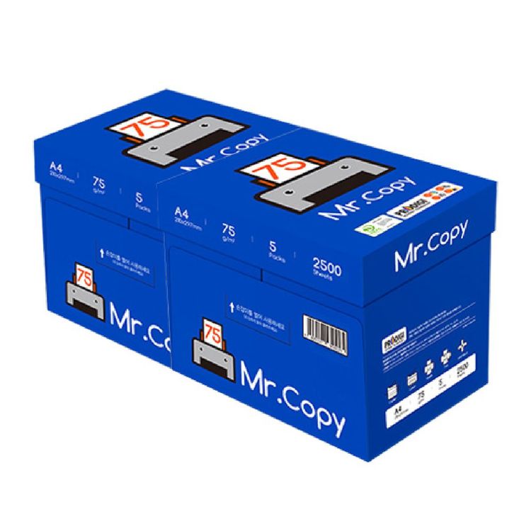 미스터카피 MR copy 무림제지 A4 75g 2BOX 5000매 | 홈플러스 택배배송