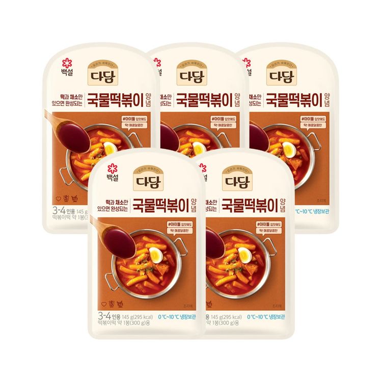 다담 국물떡볶이 양념 145g X5개 홈플러스 판매자택배