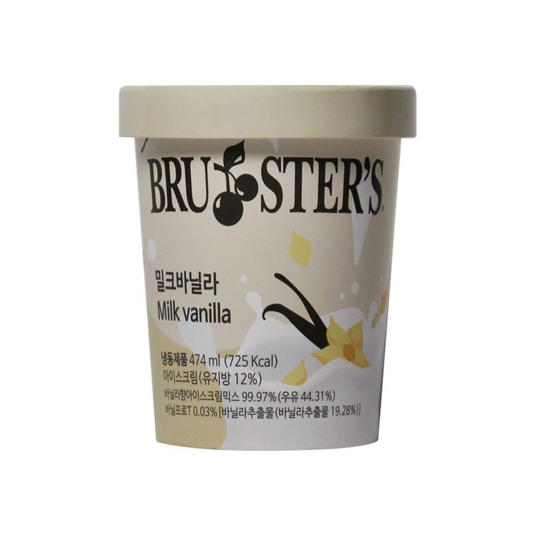 부르스터스 밀크바닐라 아이스크림 474ML | 홈플러스