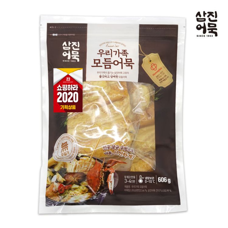 삼진어묵 우리가족 모듬어묵 606G | 홈플러스