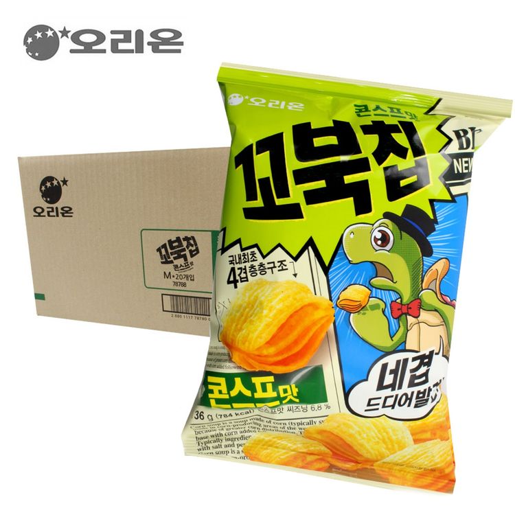 오리온 꼬북칩 콘스프 136g 12개입 박스 홈플러스 택배배송