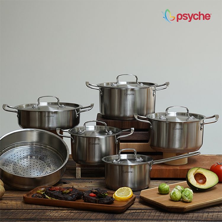 Psyche 프시케 3중바닥 스테인레스 Ih 인덕션 냄비 6종세트 홈플러스 판매자택배