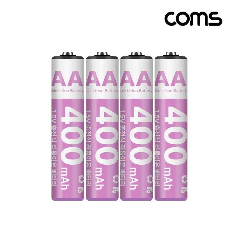 Usb Type C 충전지 충전식 건전지 배터리 15v 400mah 홈플러스 택배배송